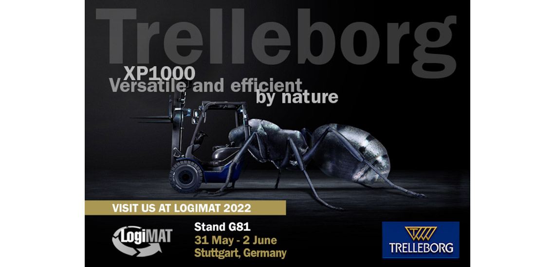 Trelleborg Showcased its Latest Material Handling Tyre Solutions