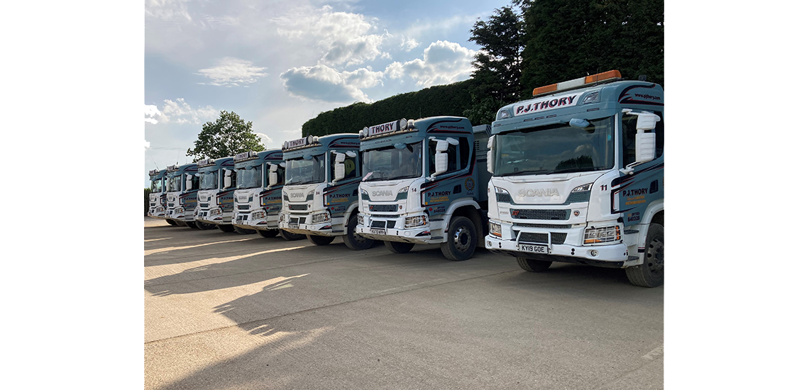 PJ Thory Ltd Installs TyreWatch TPMS to Make Tyre Problems