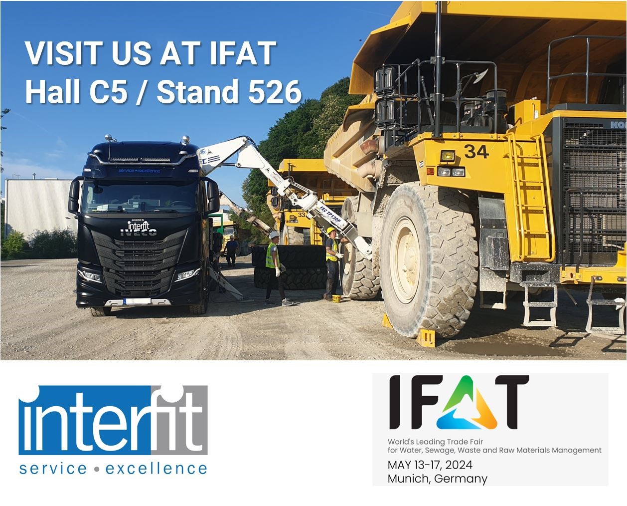 Interfit Tyre Service Solutions at IFAT 2024 - Commercial Tyre Business